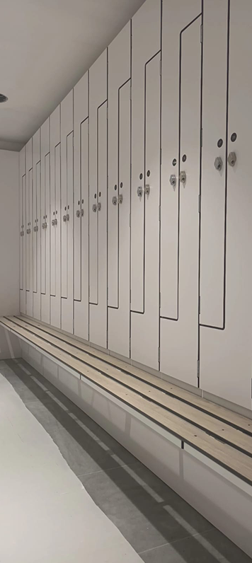 Z lockers at St Philips - Helmsman