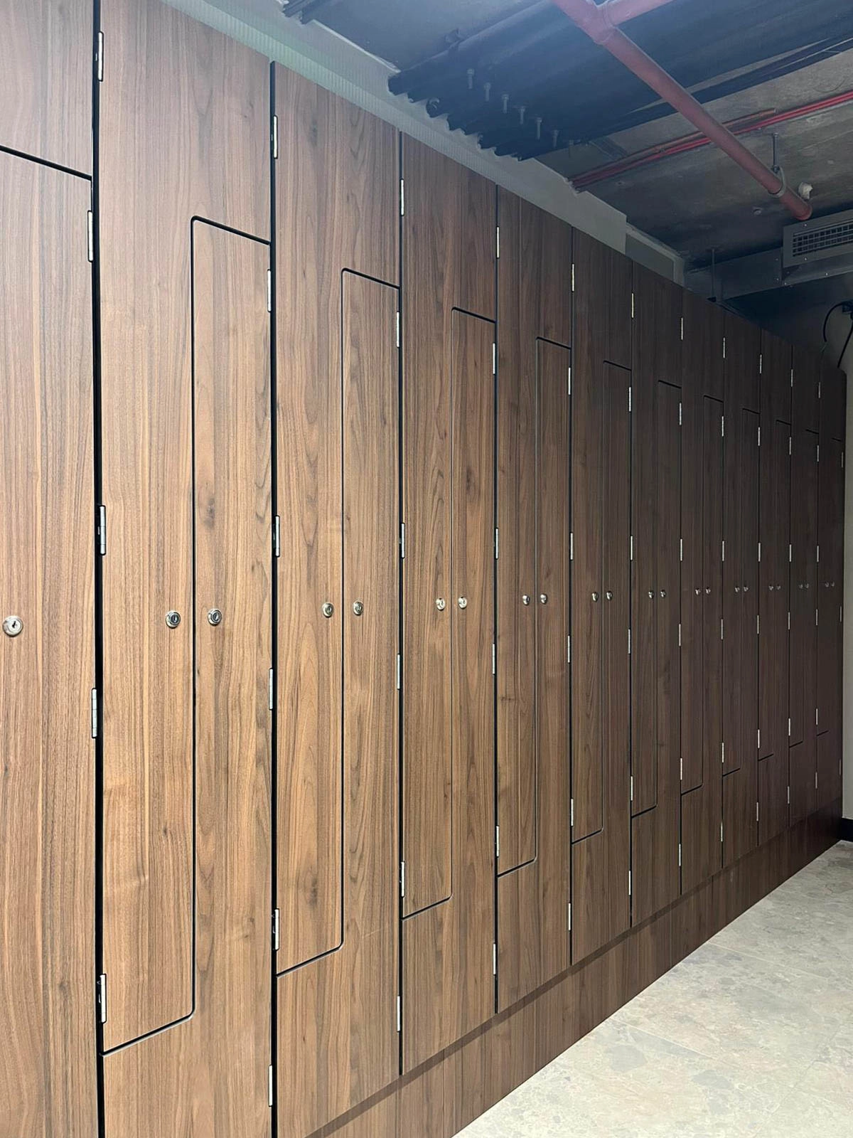 Drying Z Lockers at Napier House - Helmsman