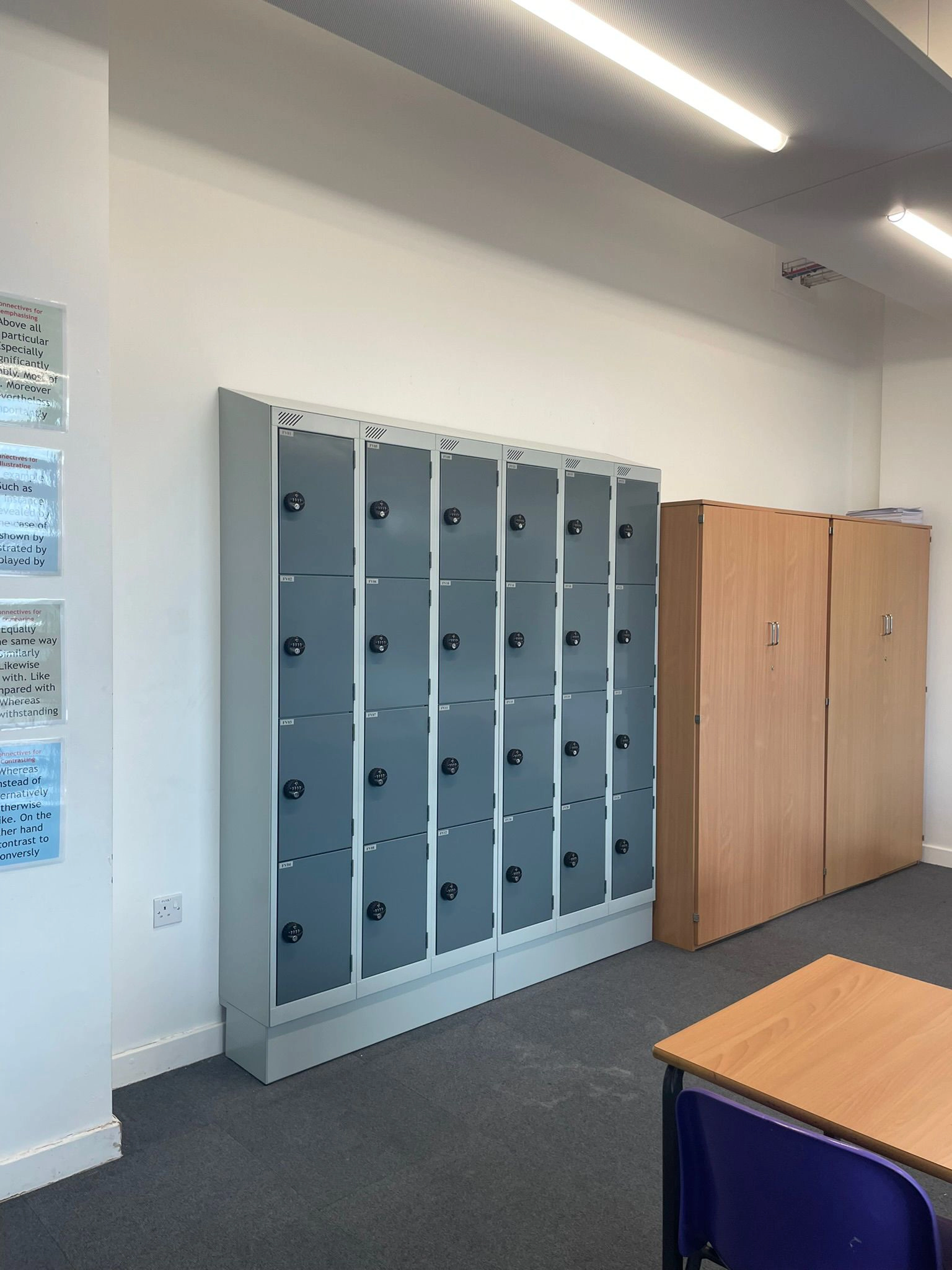 School Metal Lockers at Archbishop Lanfranc Academy - Helmsman