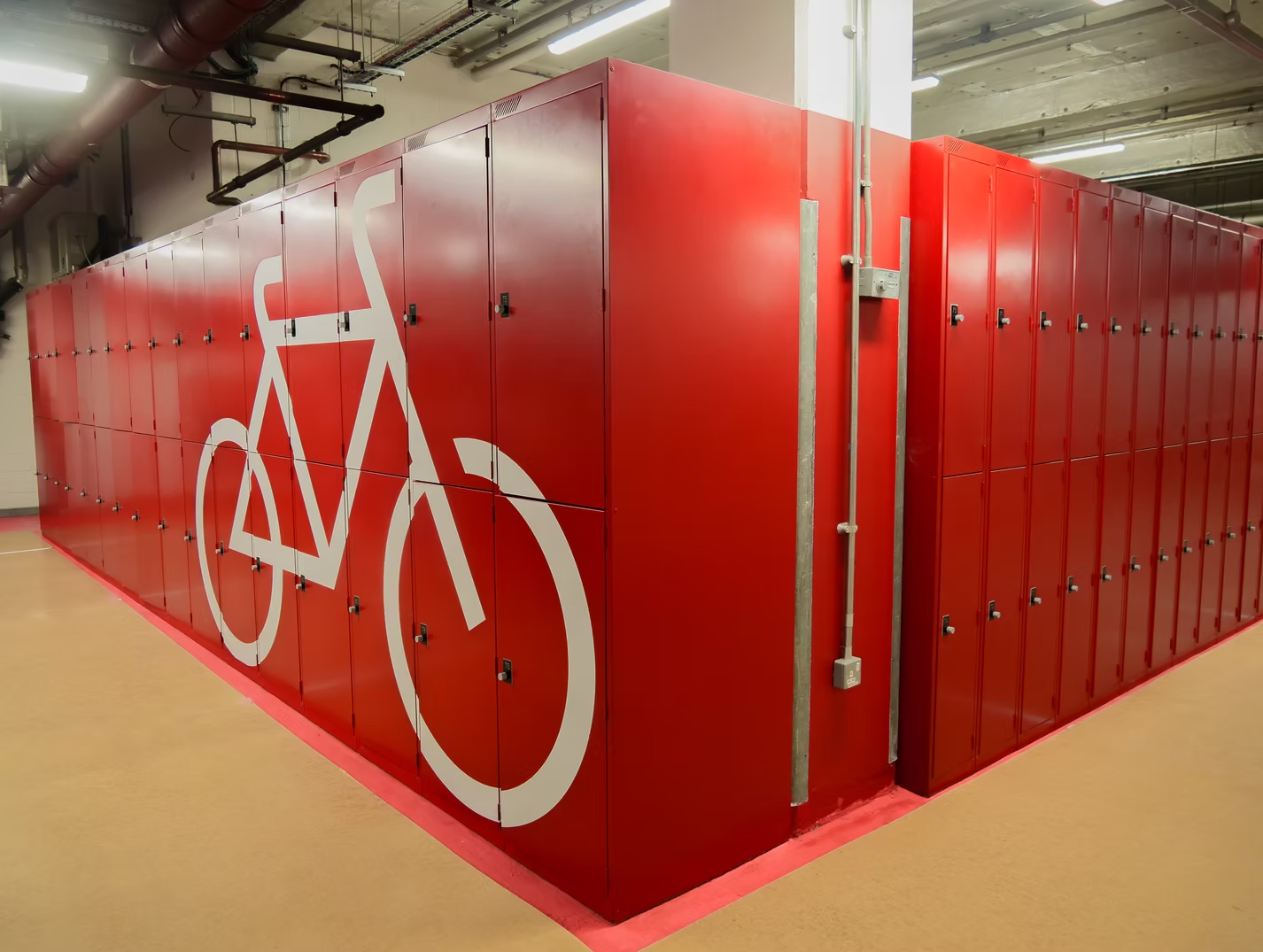 Folding Bike Lockers | Helmsman Storage Solutions