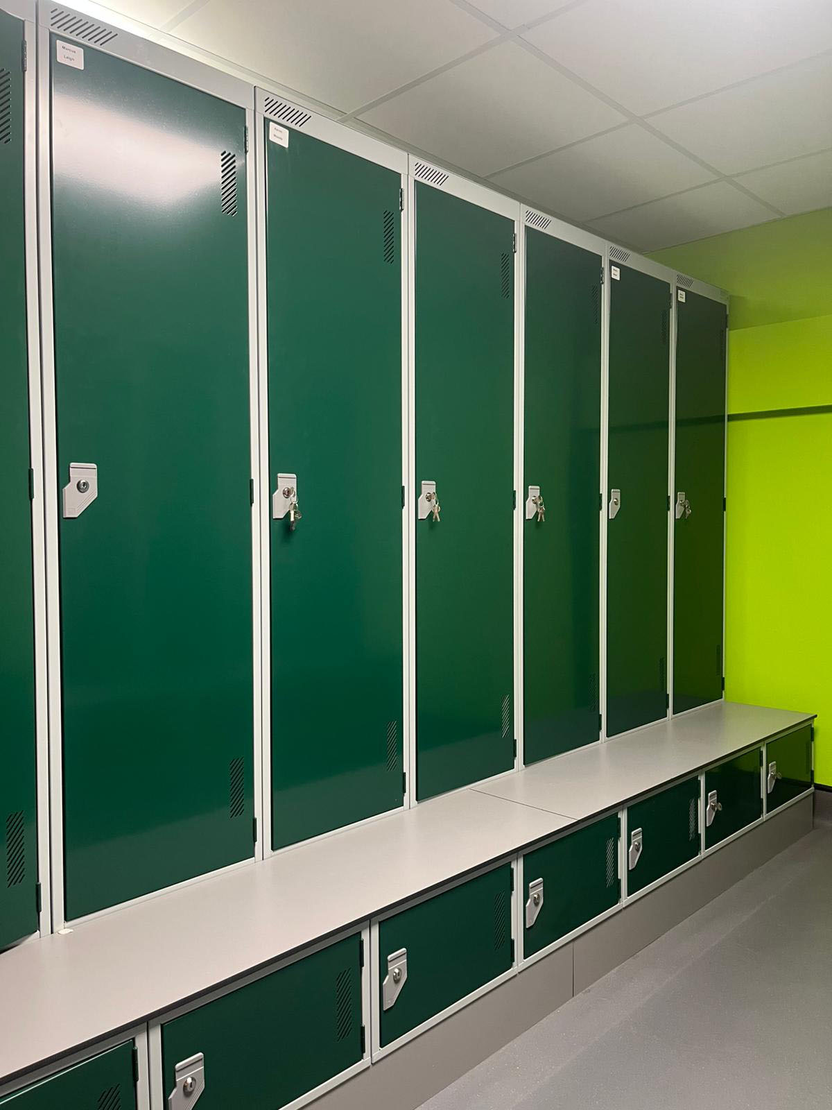 Staff Lockers at British Sugar - Helmsman